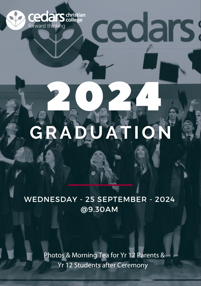 Year 12 Graduation 2024 - Cedars Christian College | Cedars Christian ...